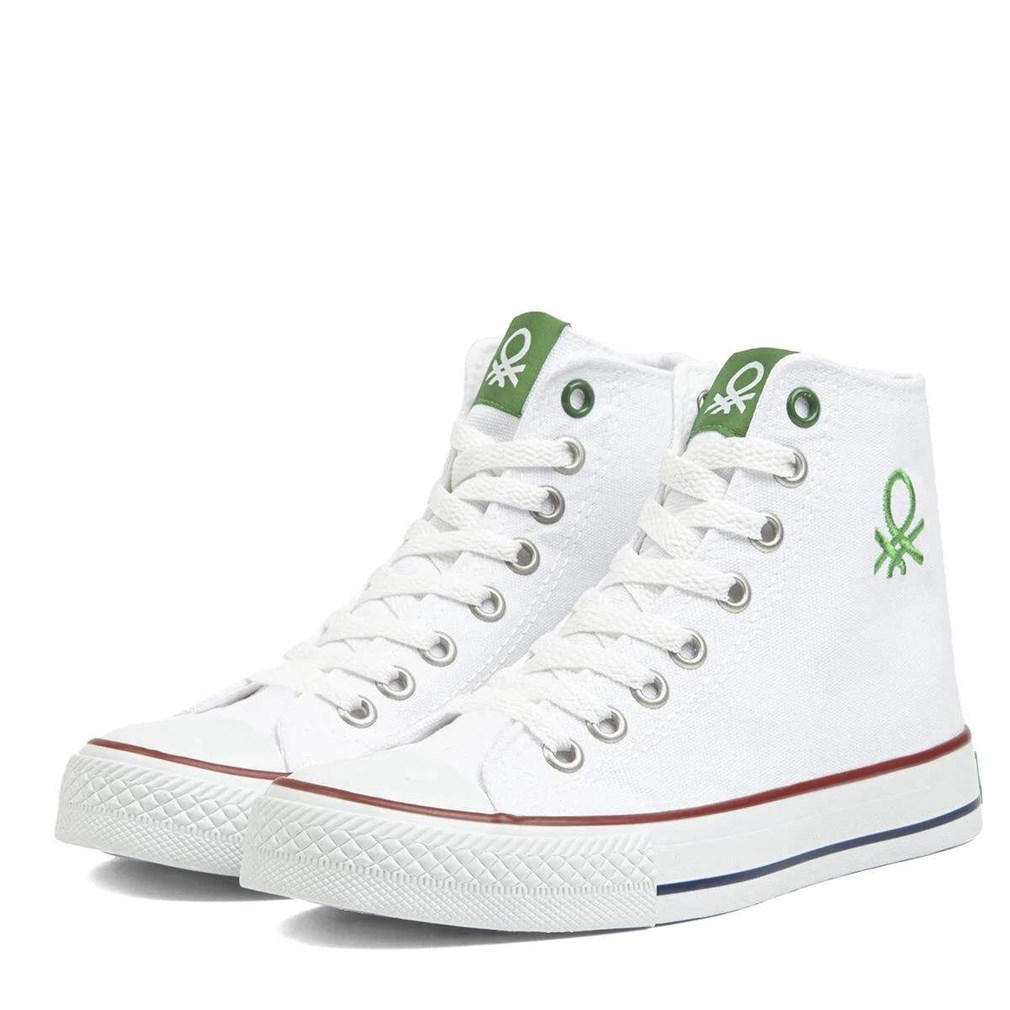 Kadın Spor Ayakkabı BN-30628 Benetton Beyaz