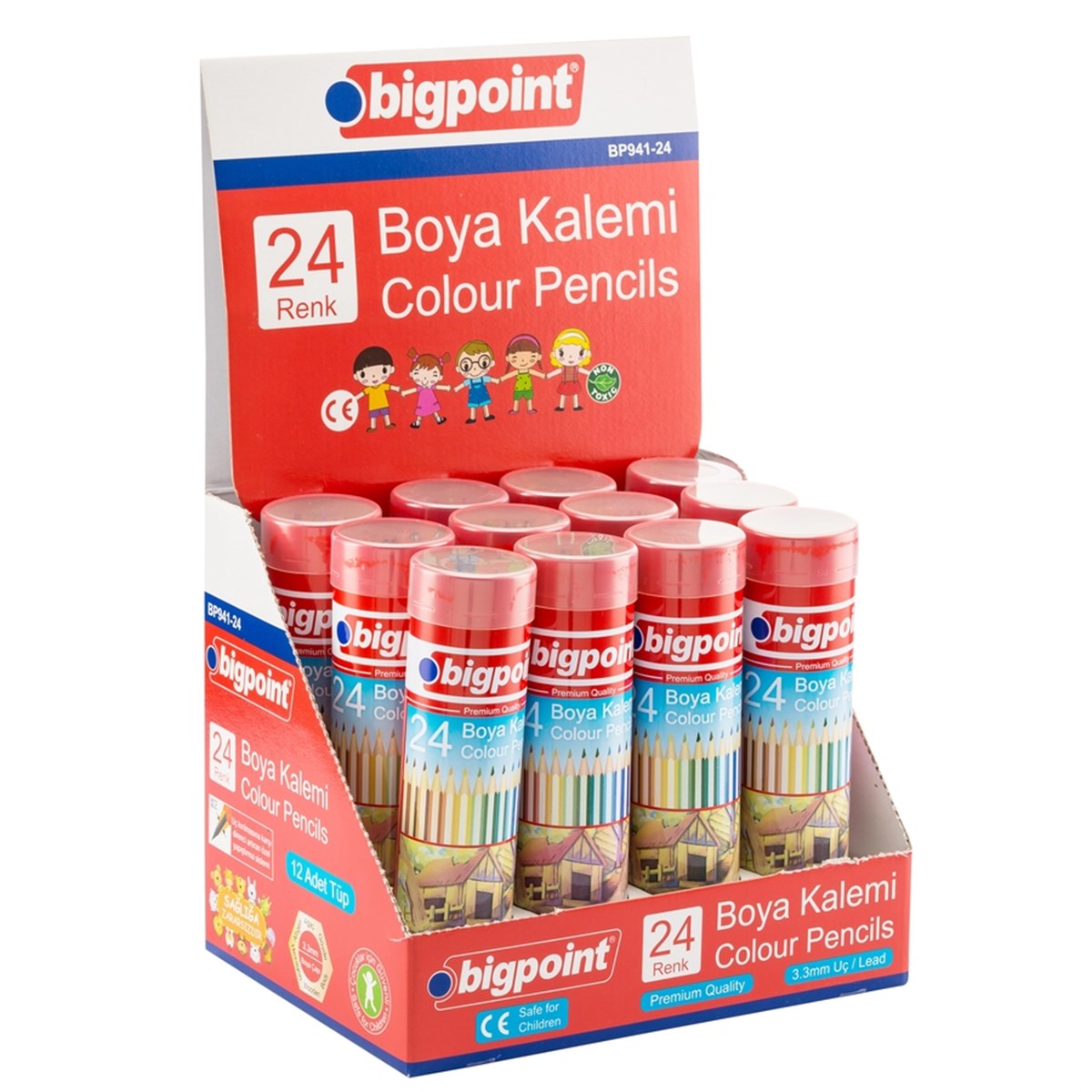 BigPoint 24 Renk Boya Kalemi