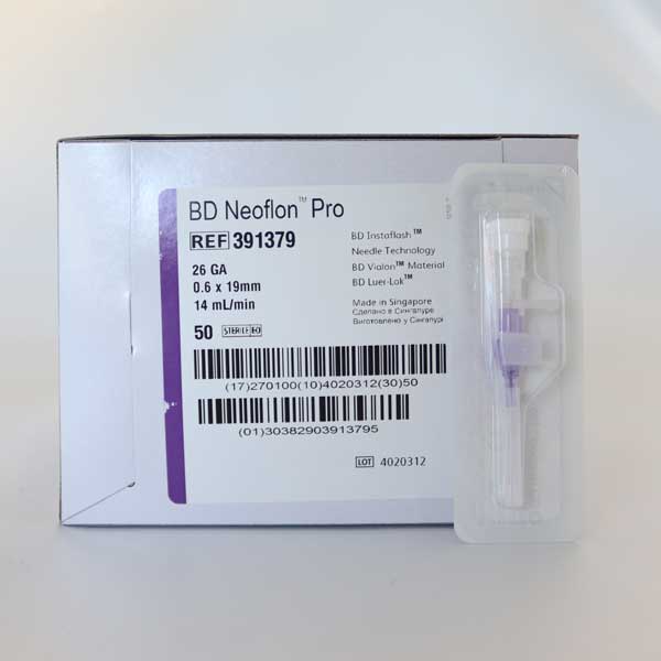 Bd Neoflon Branül (intraket) Mor (26G) 50'li Paket