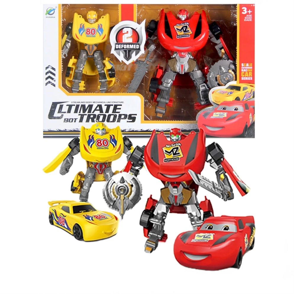 Ultimate Bot Troops Arabaya Dönüşebilen İkili Robot