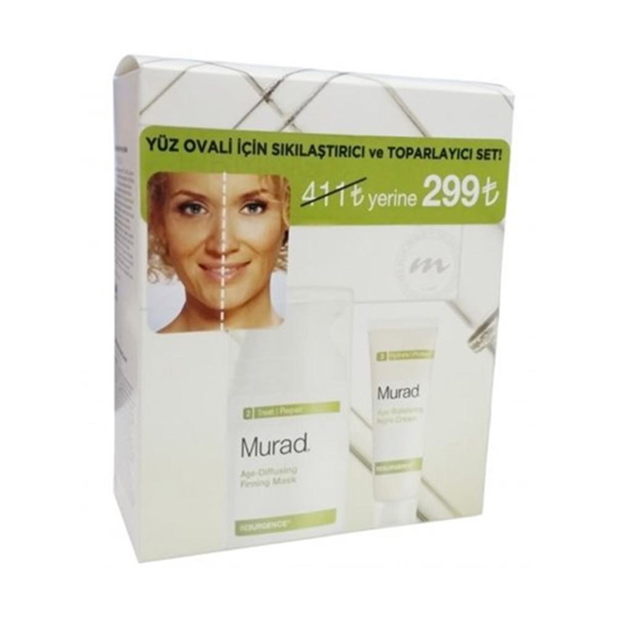 Dr. Murad Firming Duo Set - Yüz Ovali İçin Sıkılaştırıcı ve Toparlayıcı Set