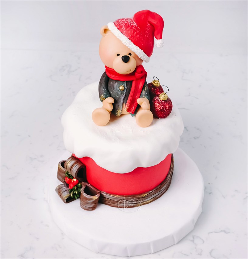 Yılbaşı Tatlı Ayıcık Özel Pasta - Liva Shop