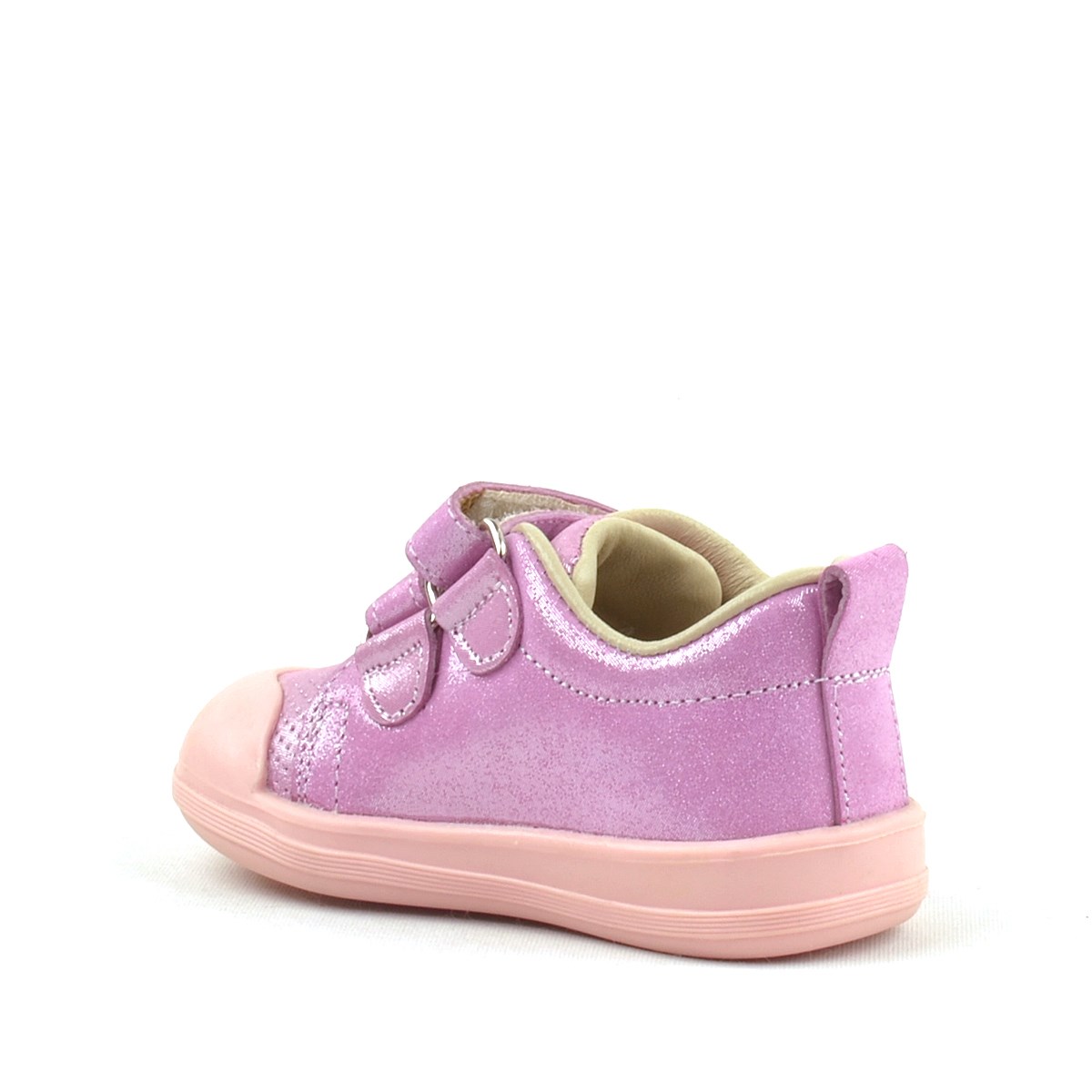 Rakerplus Sonic Hakiki Deri Pembe Işıltılı Anatomik Bebek Spor Ayakkabı ...