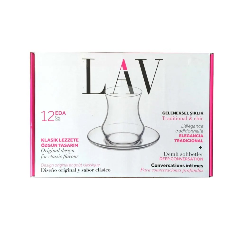 Lav Eda Çay Takımı 12 Parça, Çay Seti