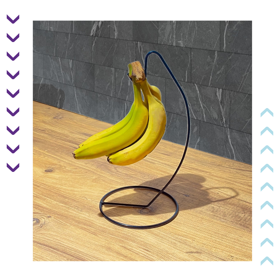 Muz Ağacı, Muz Askısı, Mutfak Tezgahı için Stand Kancası (Siyah)