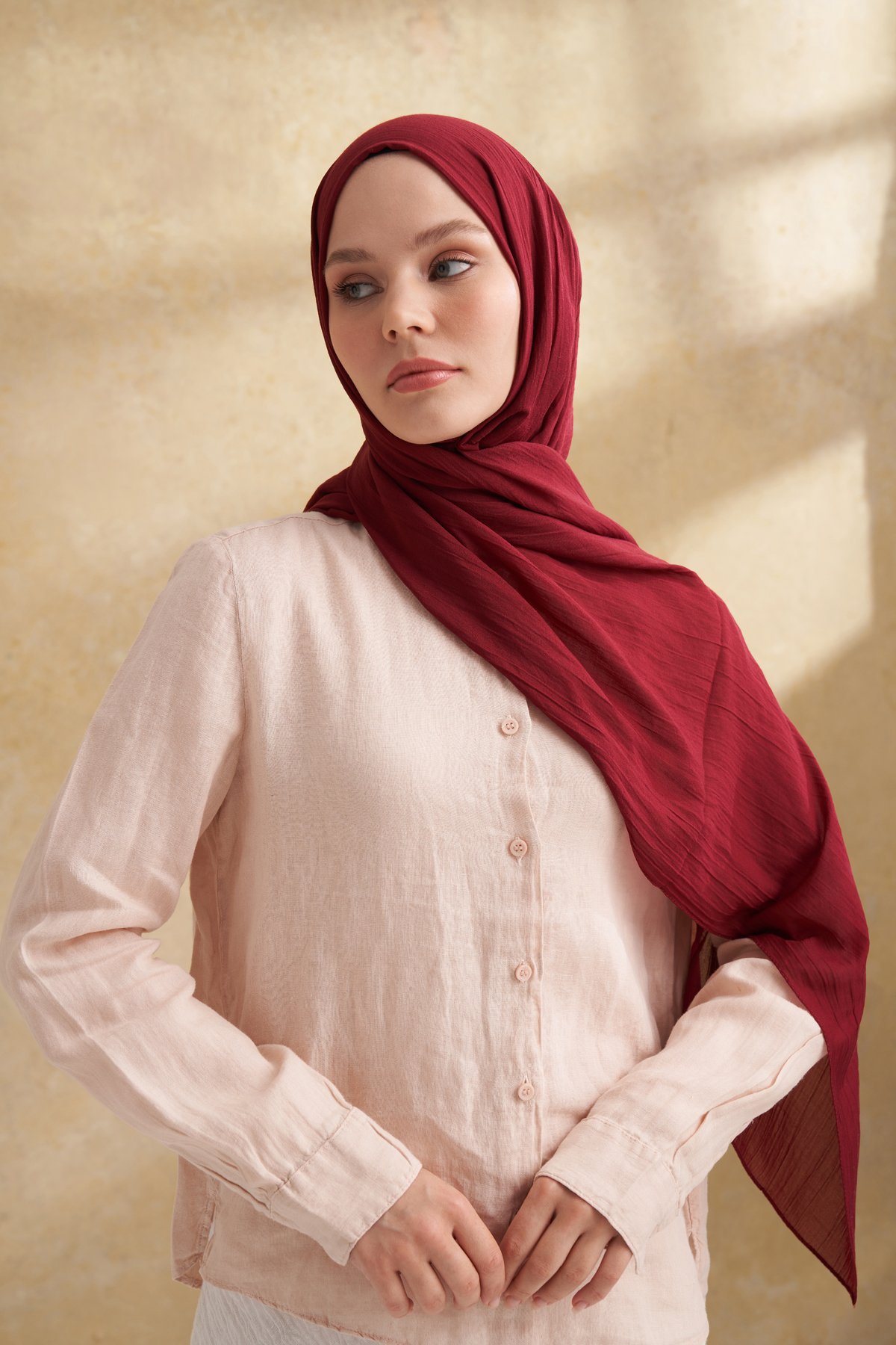 Rustik Pamuksu Şal - Armanda