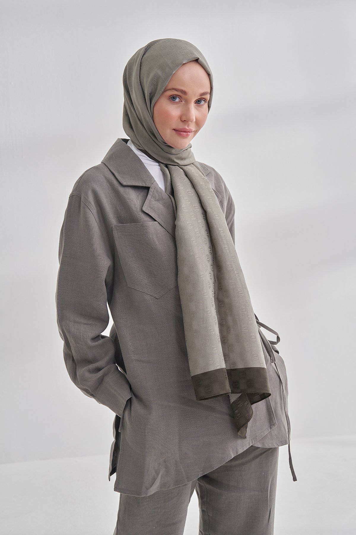 DAMA MONOGRAM ŞAL - ARMANDA