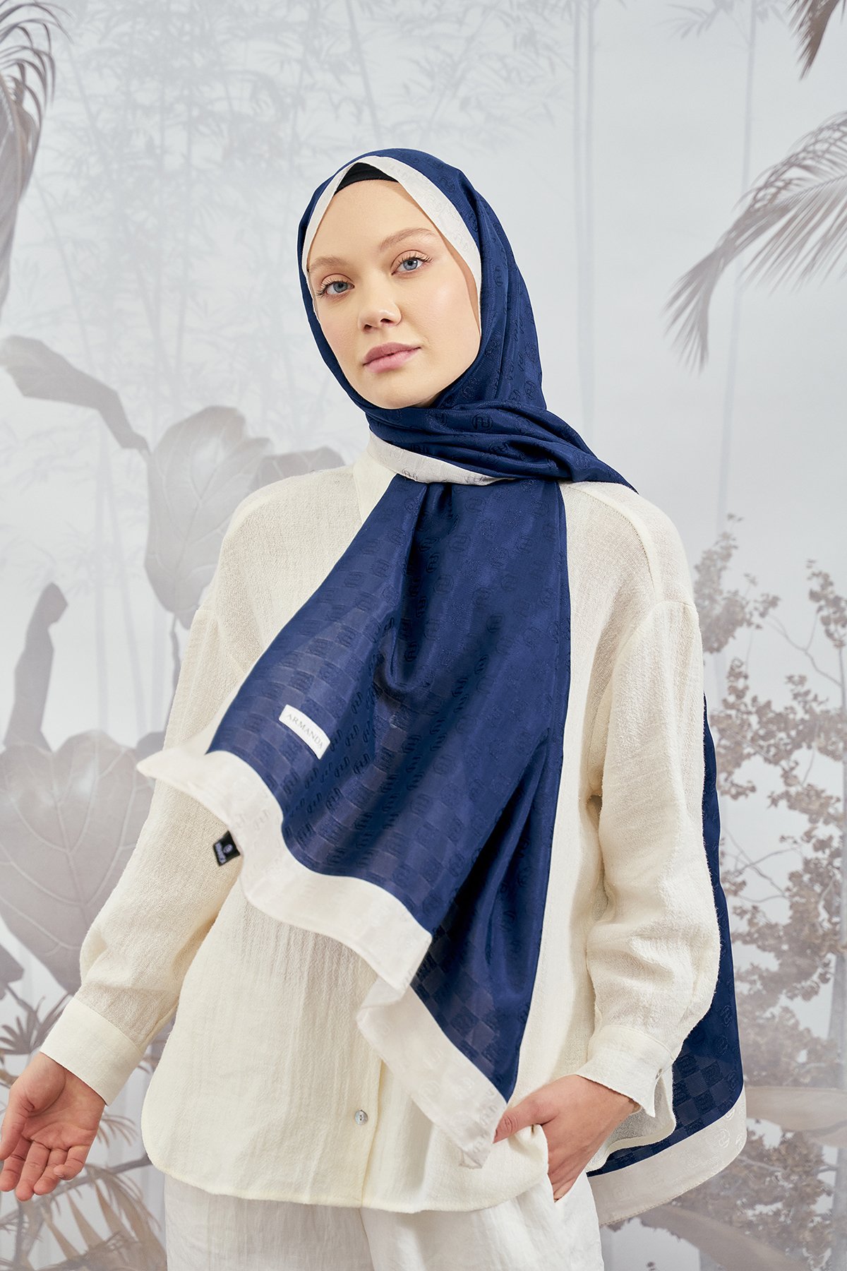 DAMA MONOGRAM ŞAL - ARMANDA