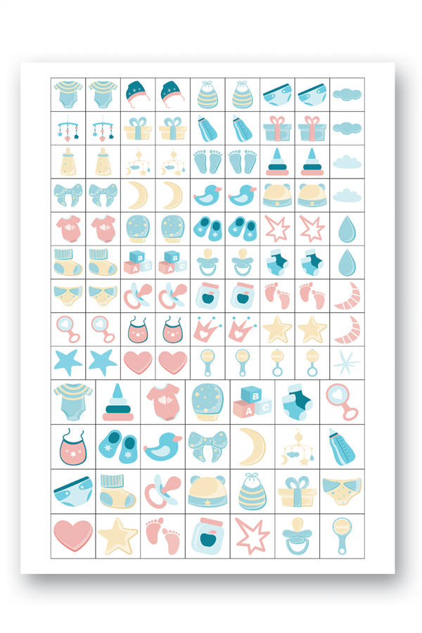 Lecolor Bebek Sticker Seti