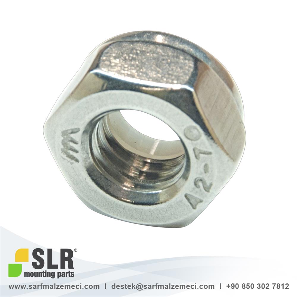 M10 Fiberli Somun A2 Paslanmaz