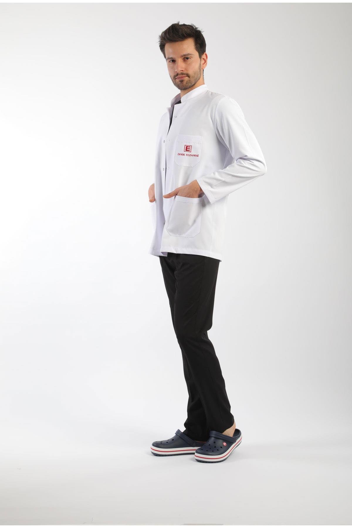 Eczane Logolu Önlük | Eczane Önlüğüne Logo ve İsim İşlemesi