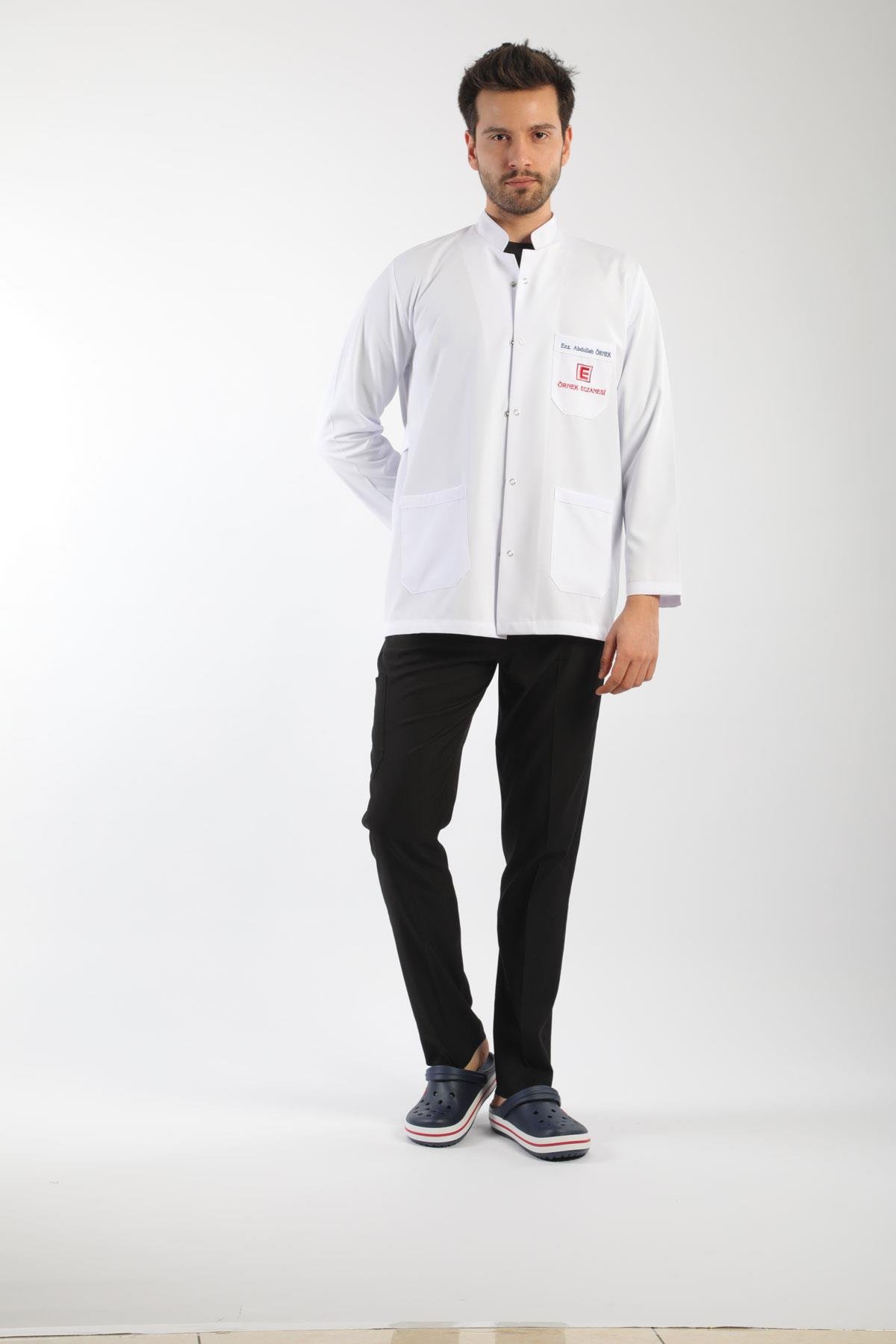 Eczane Logolu Önlük | Eczane Önlüğüne Logo ve İsim İşlemesi