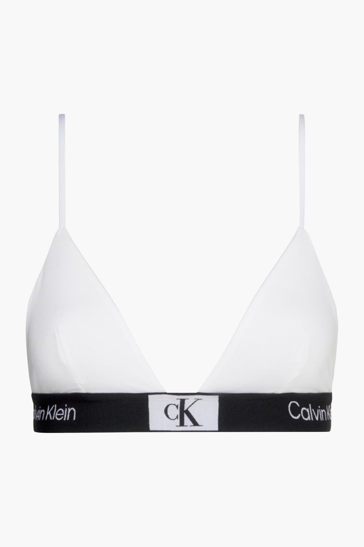 Calvin klein triangle bralette store
