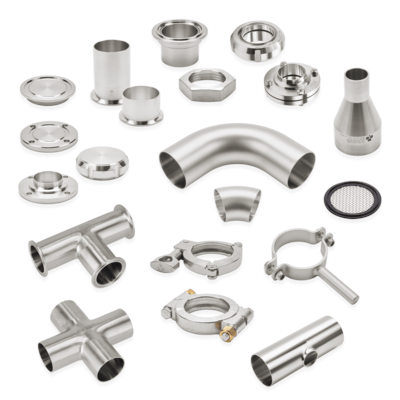 END CAP DIN NW80 BRIGHT 316L