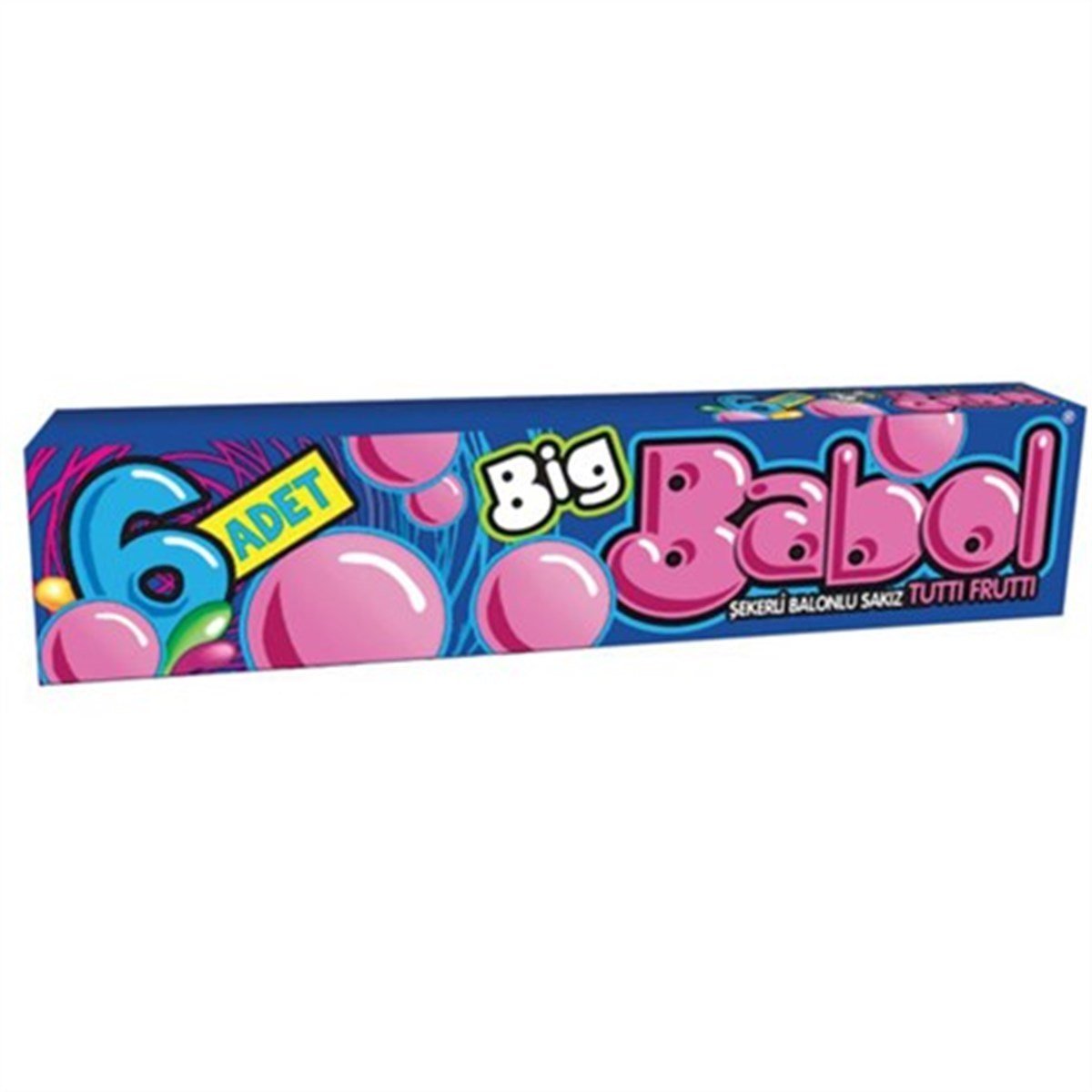 Big Babol Tutti Frutti 6 Adet Sak z