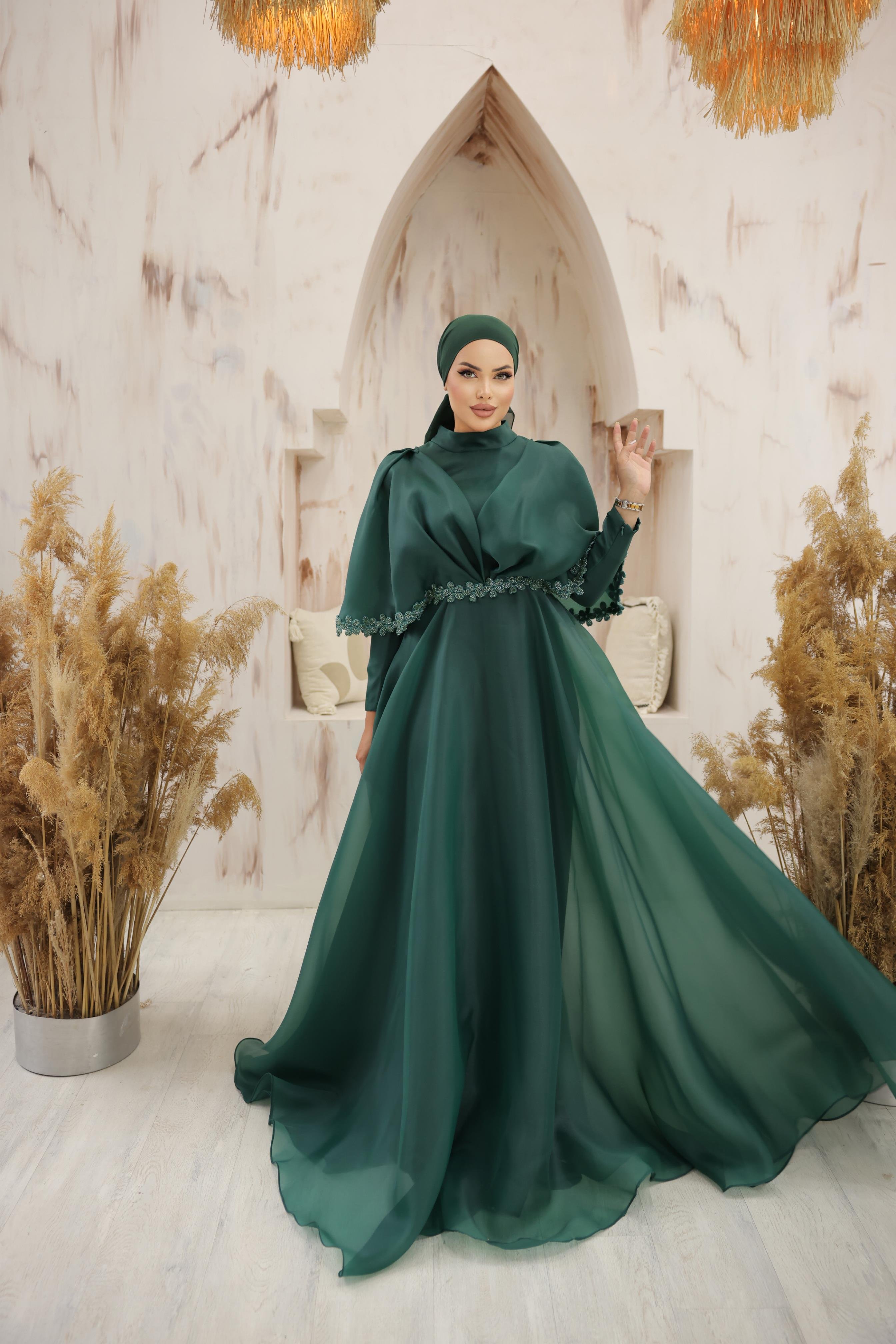Design Evening Dress Emerald