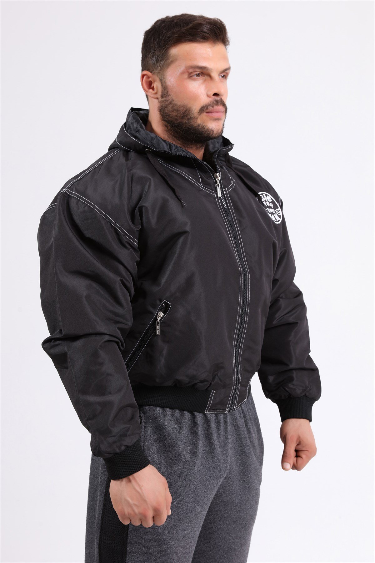 Bodybuilding Bomber Coat 4006