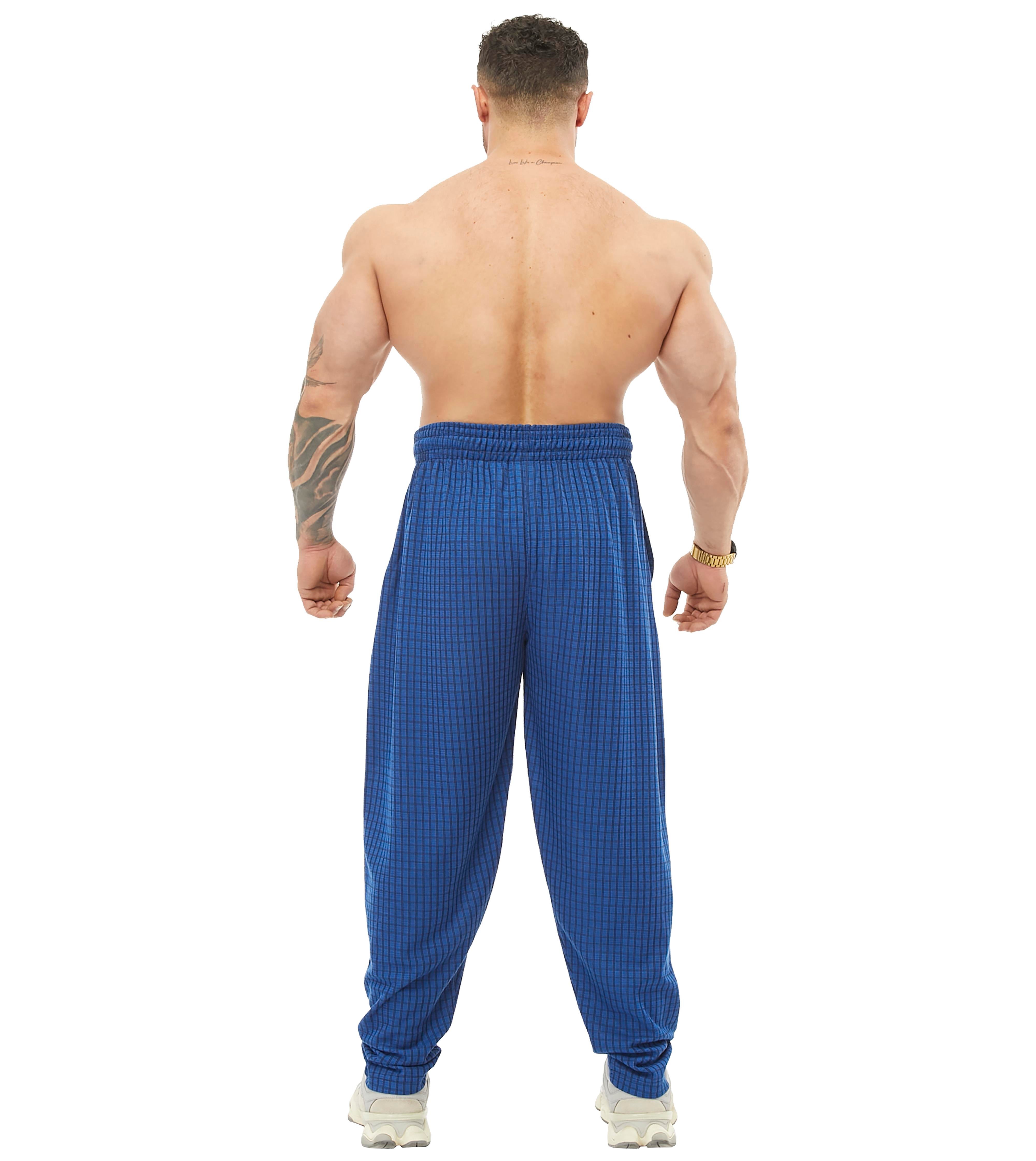 Men's Loose Fit Baggy Lifestyle Sweatpants BGSM PNT1389-Blue Men's Loose Fit Baggy Lifestyle Sweatpants BGSM PNT1389-Blue