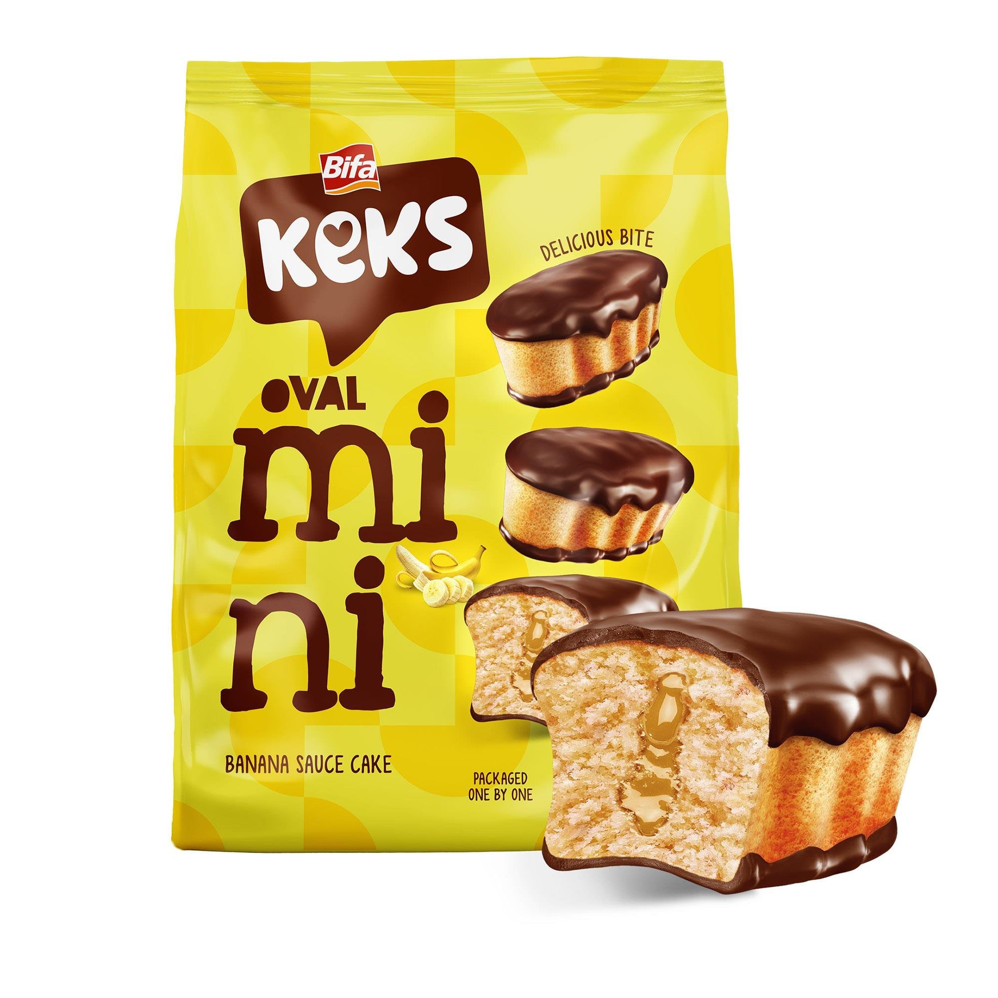 Bifa Keks Mini Oval Kek Muzlu 170 gr x 2 Adet