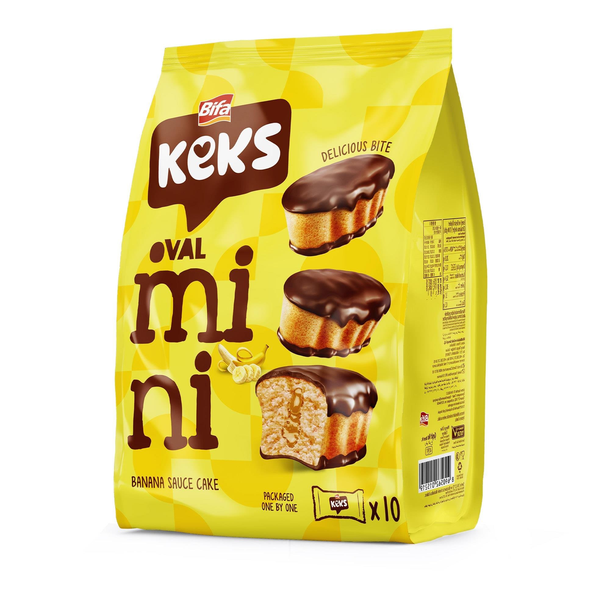 Bifa Keks Mini Oval Kek Muzlu 170 gr x 2 Adet