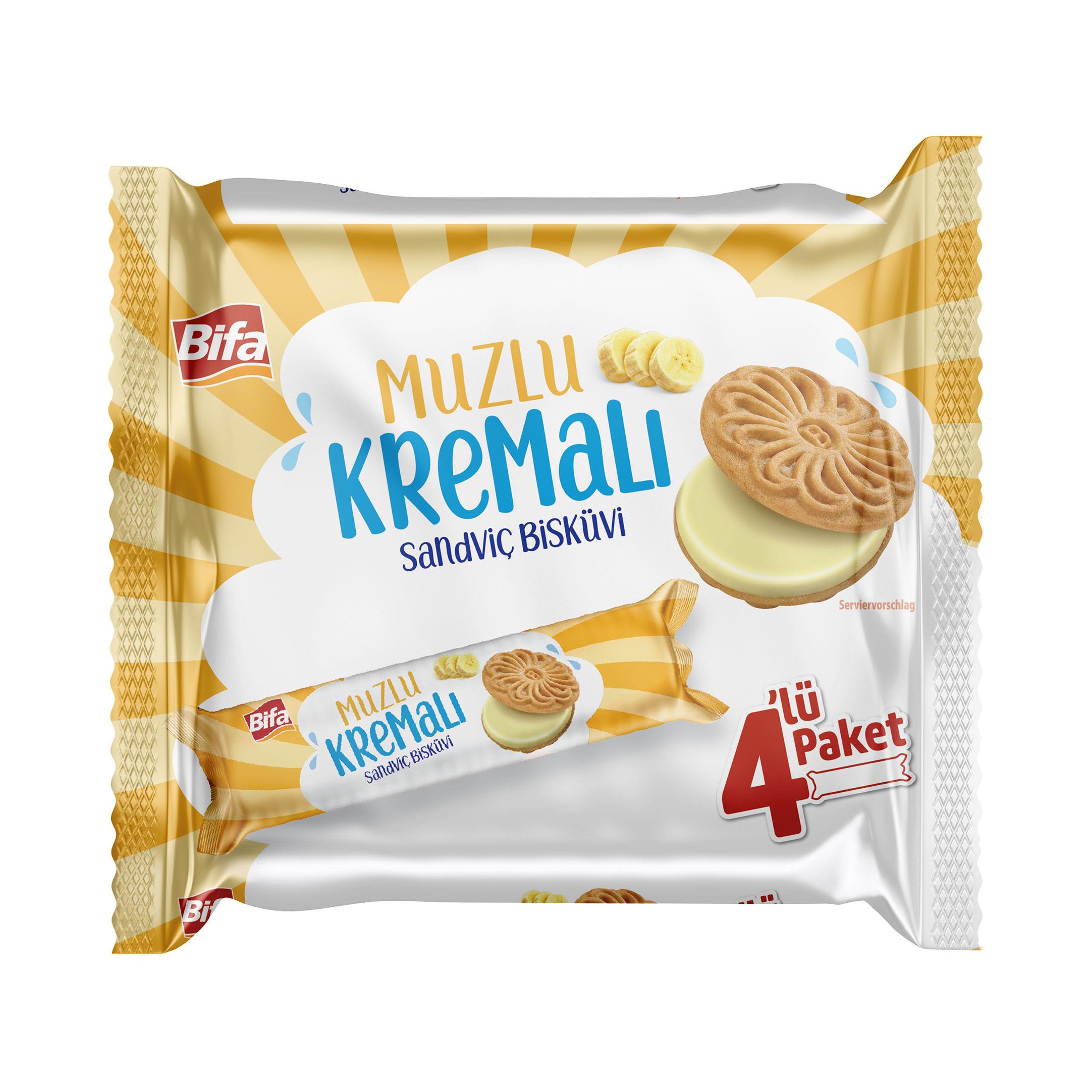 Bifa Muzlu Kremalı Sandviç Bisküvi 240 gr x 2 adet