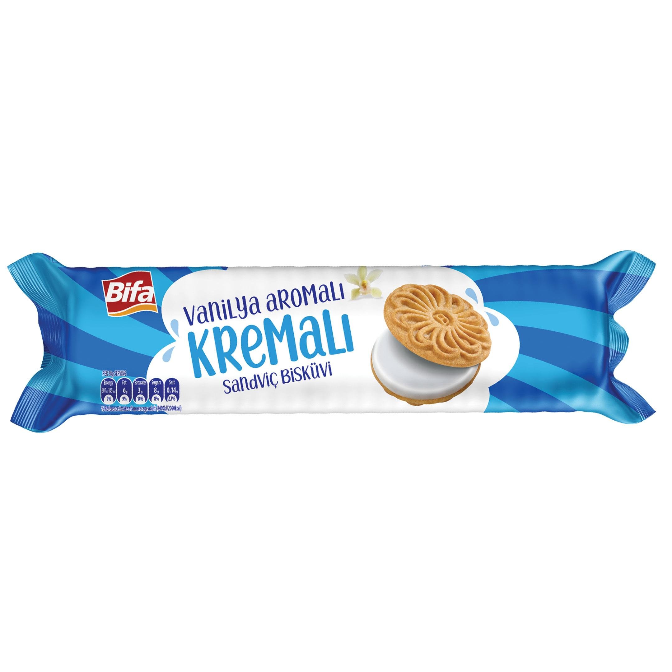 Bifa Vanilyalı Kremalı Sandviç Bisküvi 240 gr x 2 adet