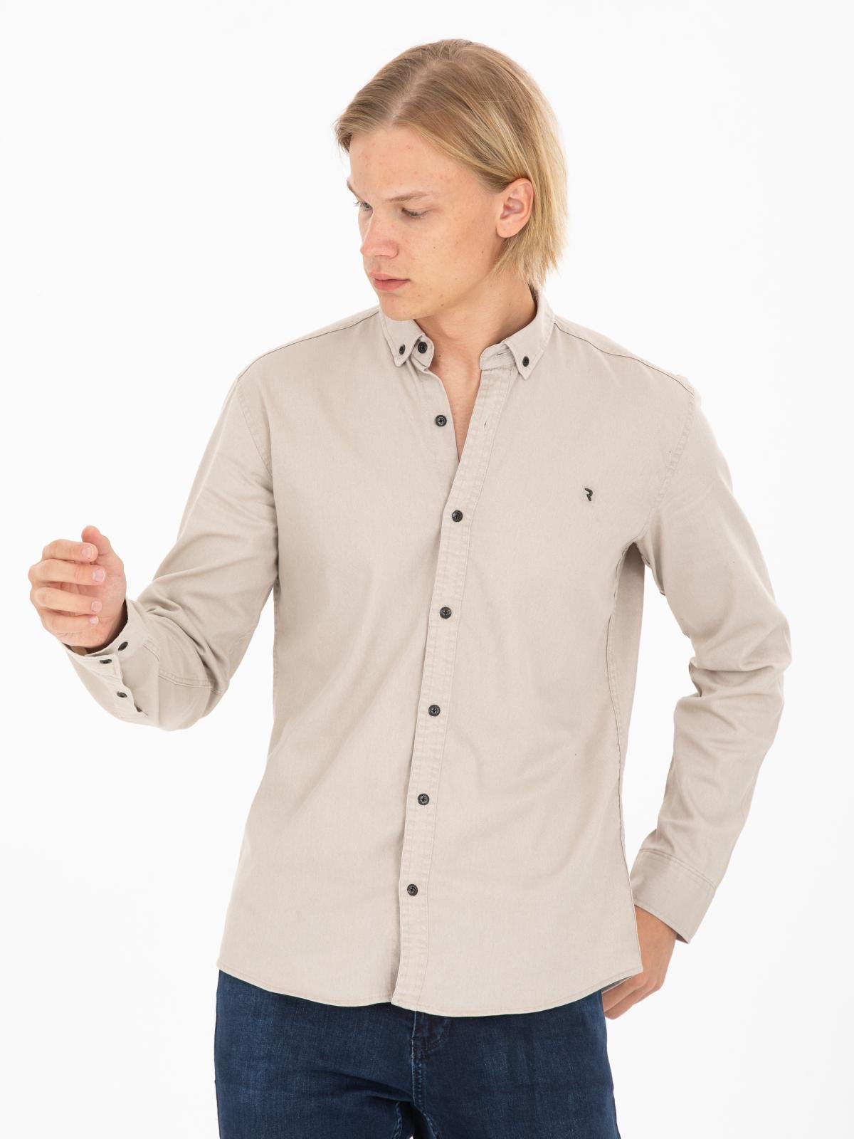 Cream colour shirt store