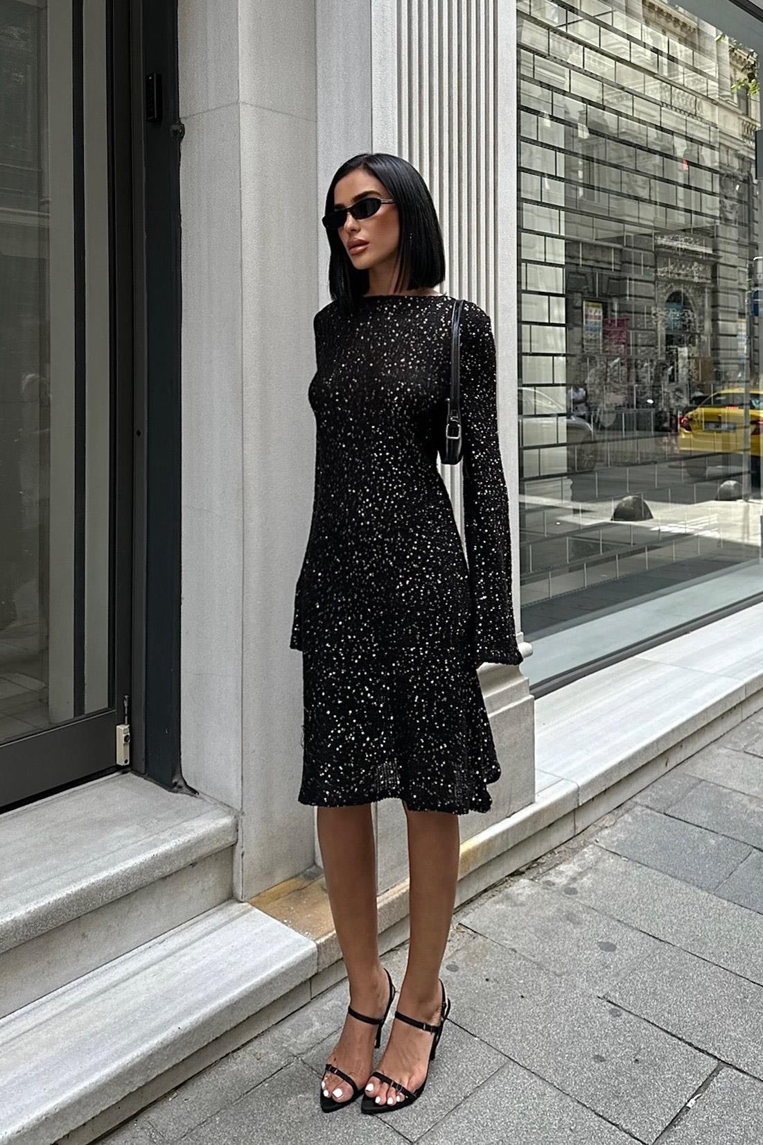 Lilian Sparkly Low-Rise Dress 2816