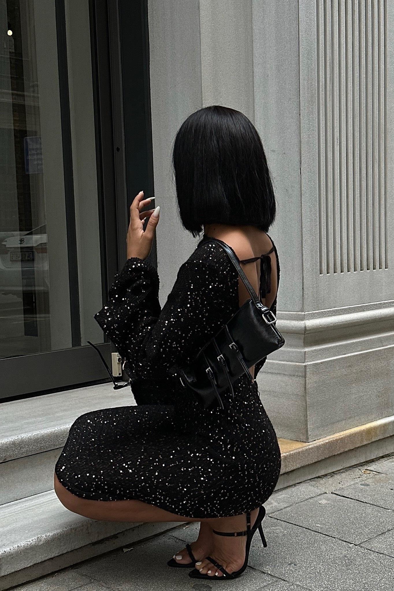 Lilian Sparkly Low-Rise Dress 2816