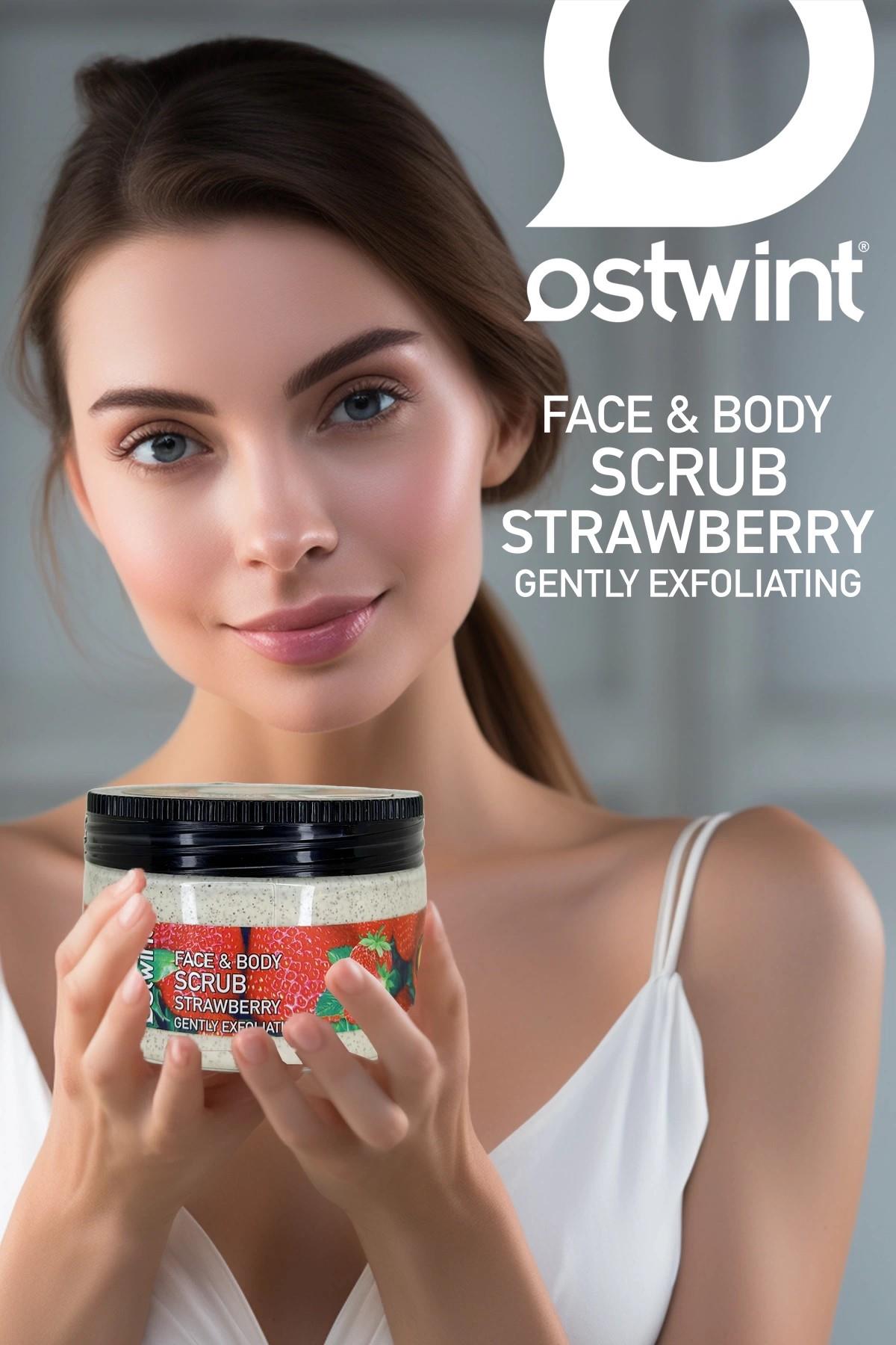Ostwint Face Body Scrub Strawberry 300Ml