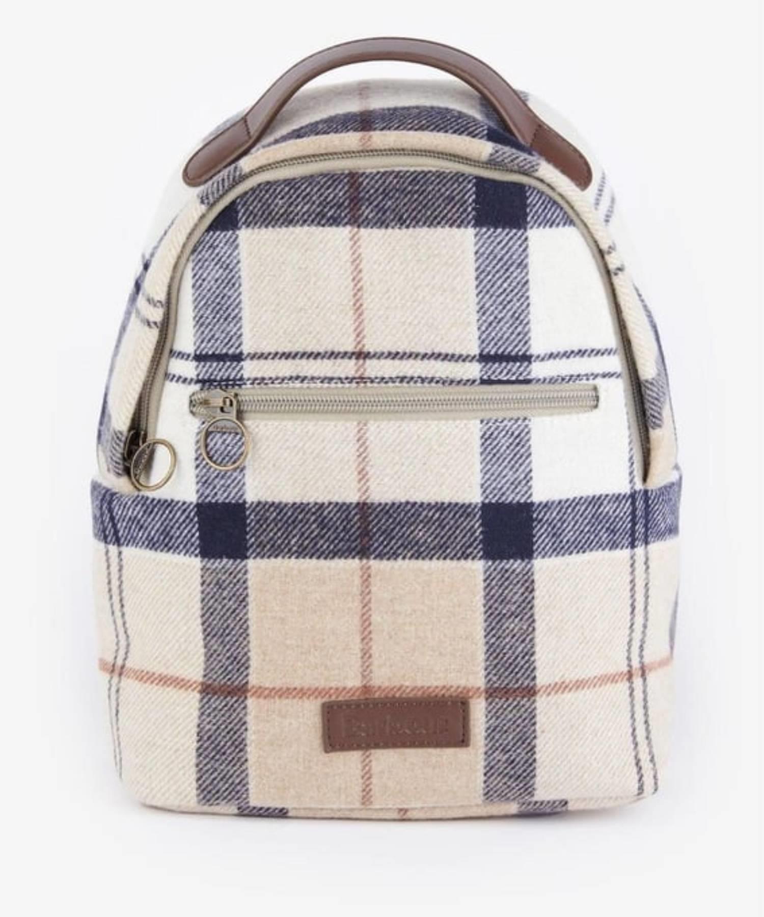 Barbour Caley Tartan Sırt Çantası BE71 Rosewood Barbour Caley Tartan Sırt Çantası BE71 Rosewood