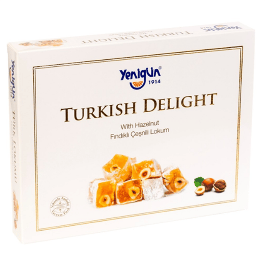 turkish delight with hazelnut
