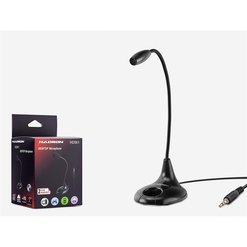 HADRON HD562 MİKROFON PC AUX 3.5MM 2 BOĞUMLU