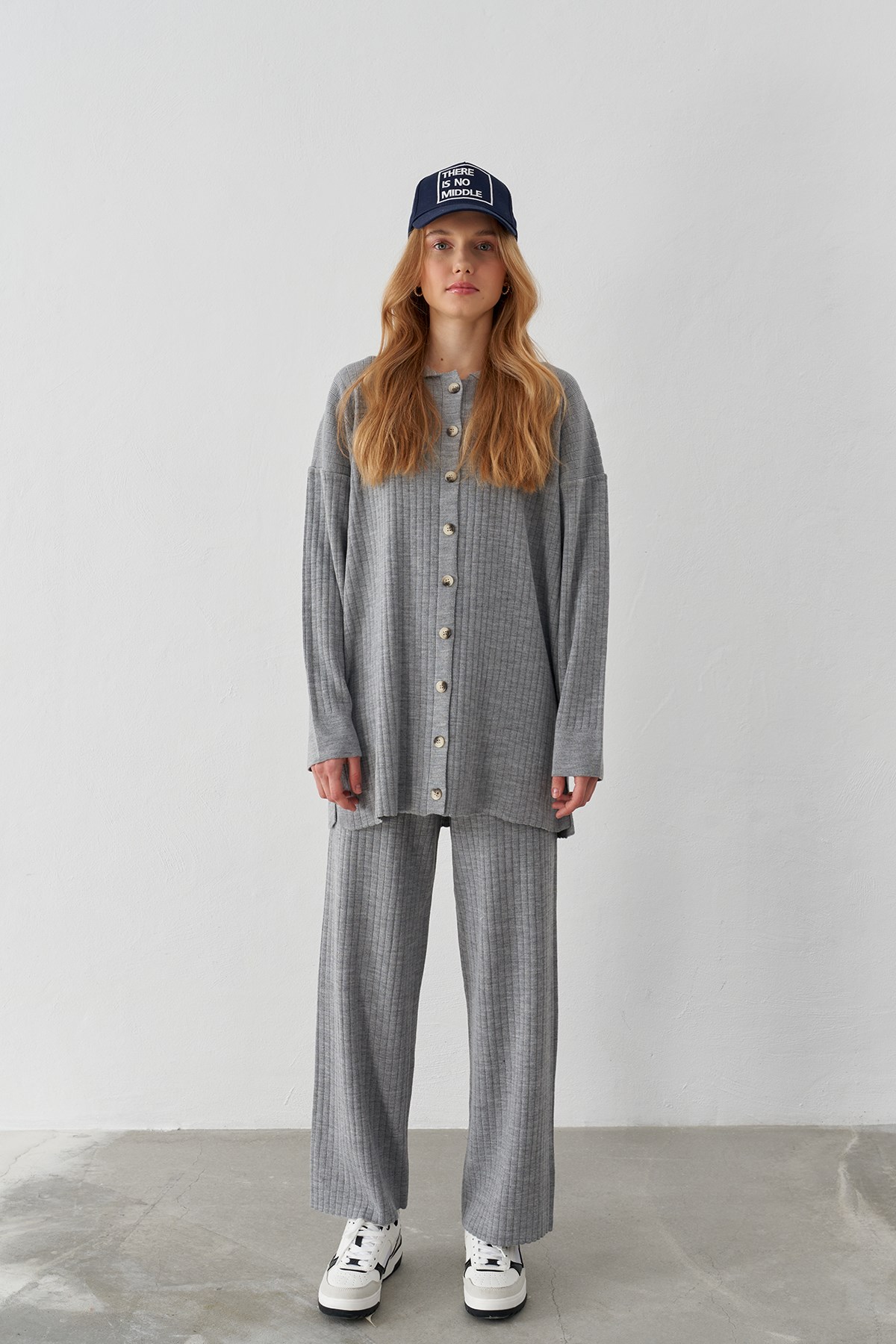 Jenny Wicked Knitwear Suit - Grey
