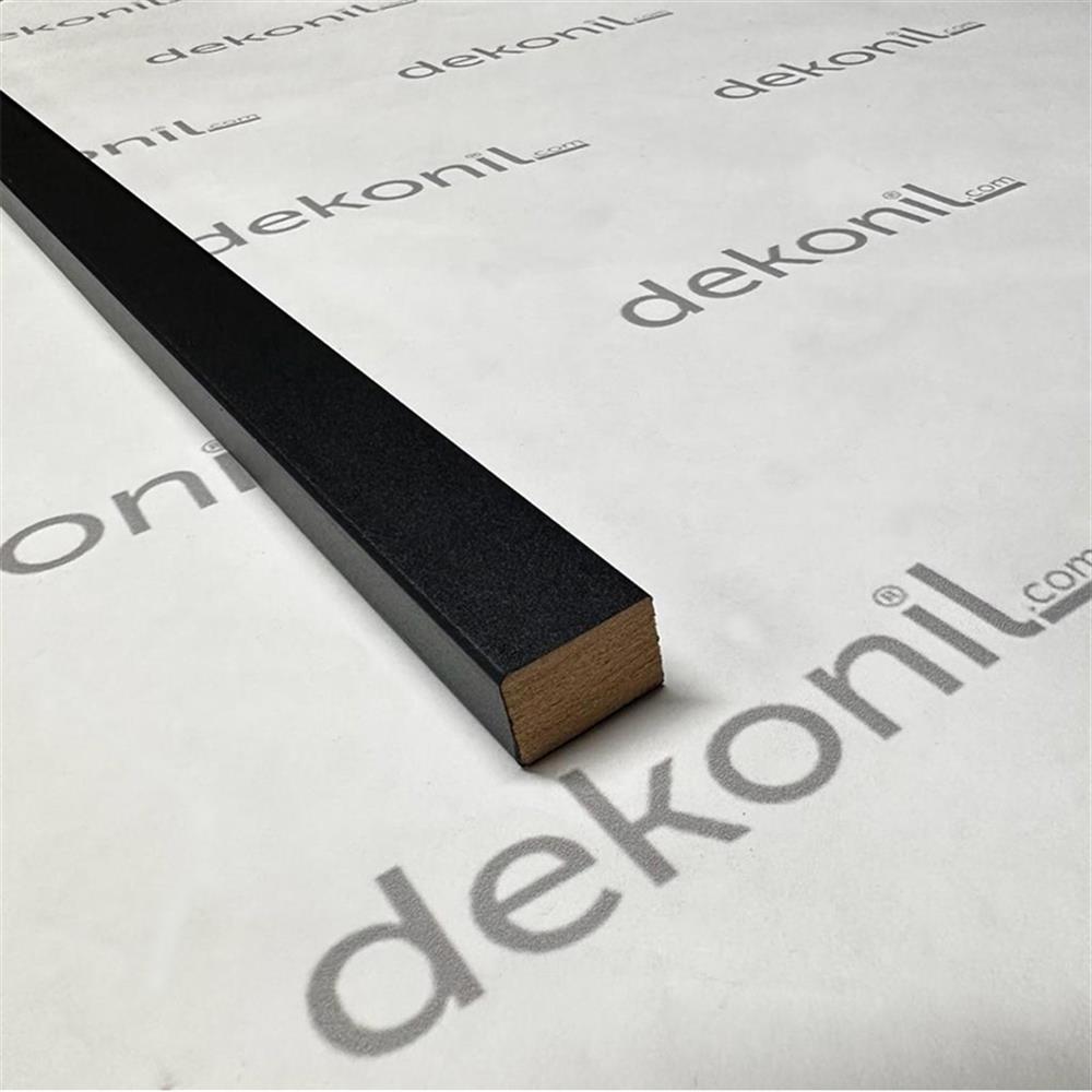 Black MDF End Covering Strip 3 cm