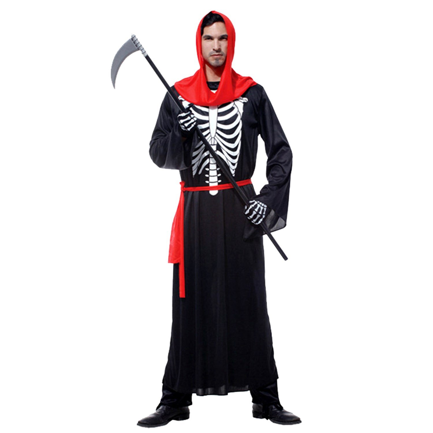 İskeletli Azrail Kostümü Yetişkin GiftTower - KostümPartim®