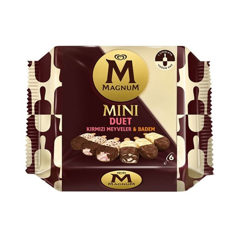 ALGİDA MAGNUM MINI DUET KRMZI BADEM 360 ML