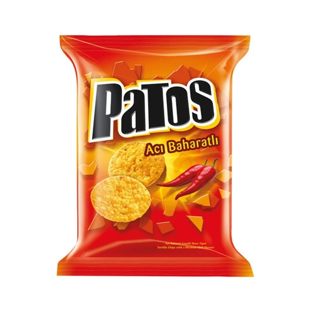 Patos Cips Acı Baharatlı 167 Gr.
