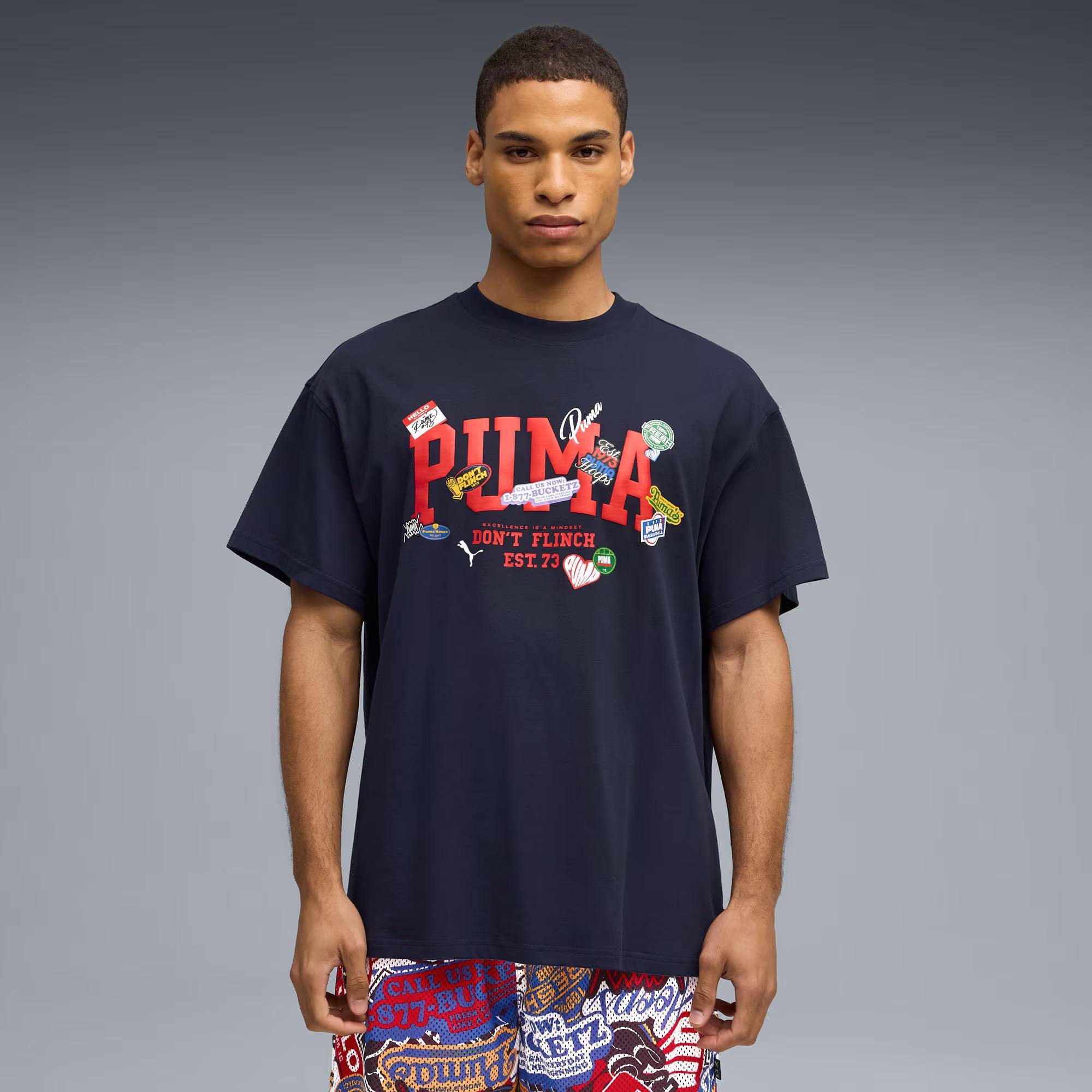 Puma Sticker Pack Erkek Tişört