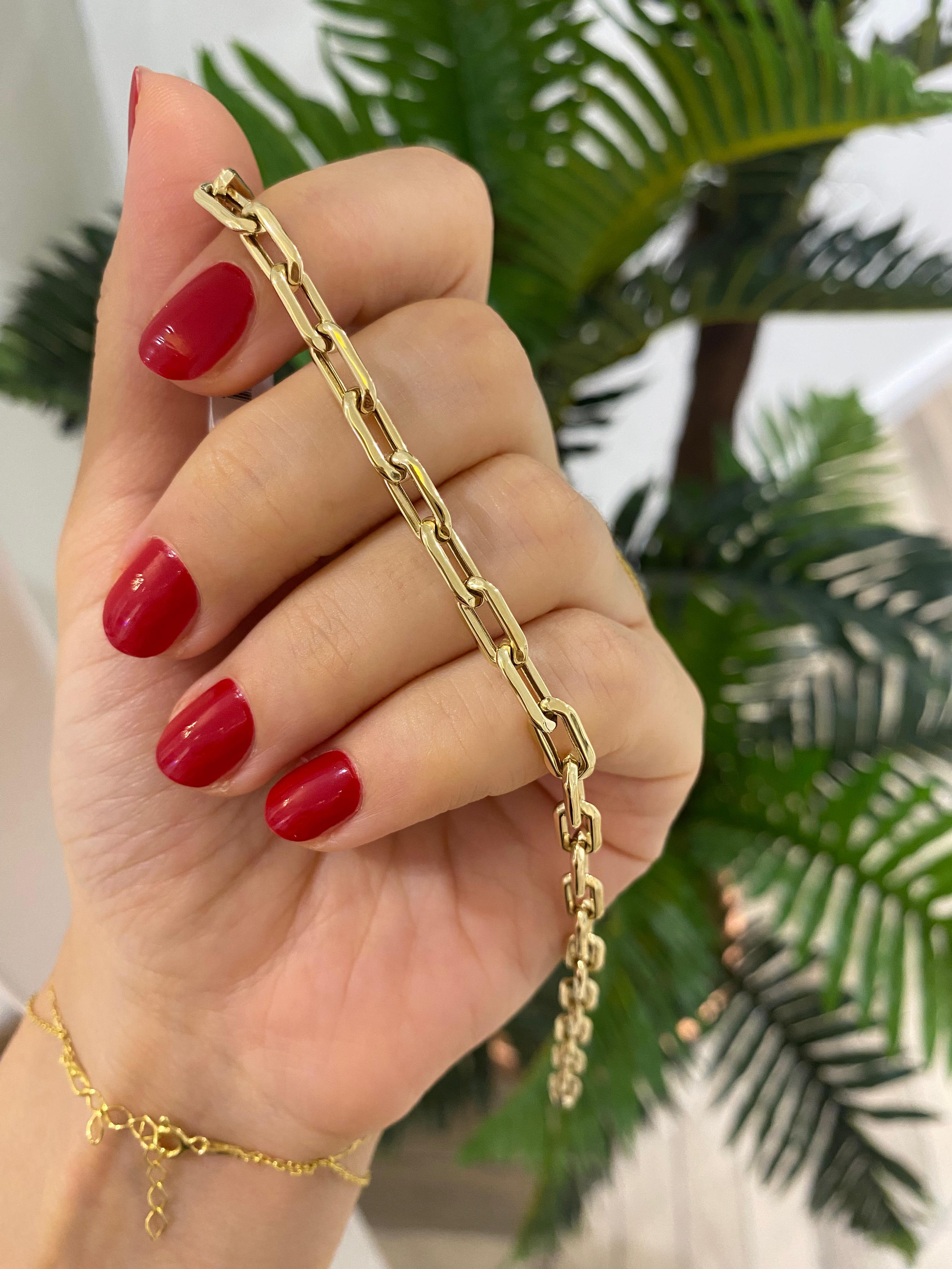 Kadın 14 K Altın Ataç Bileklik - Best My Silver