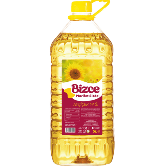 Bizce Ayçiçek Yağı 5 Lt X 4 Ad