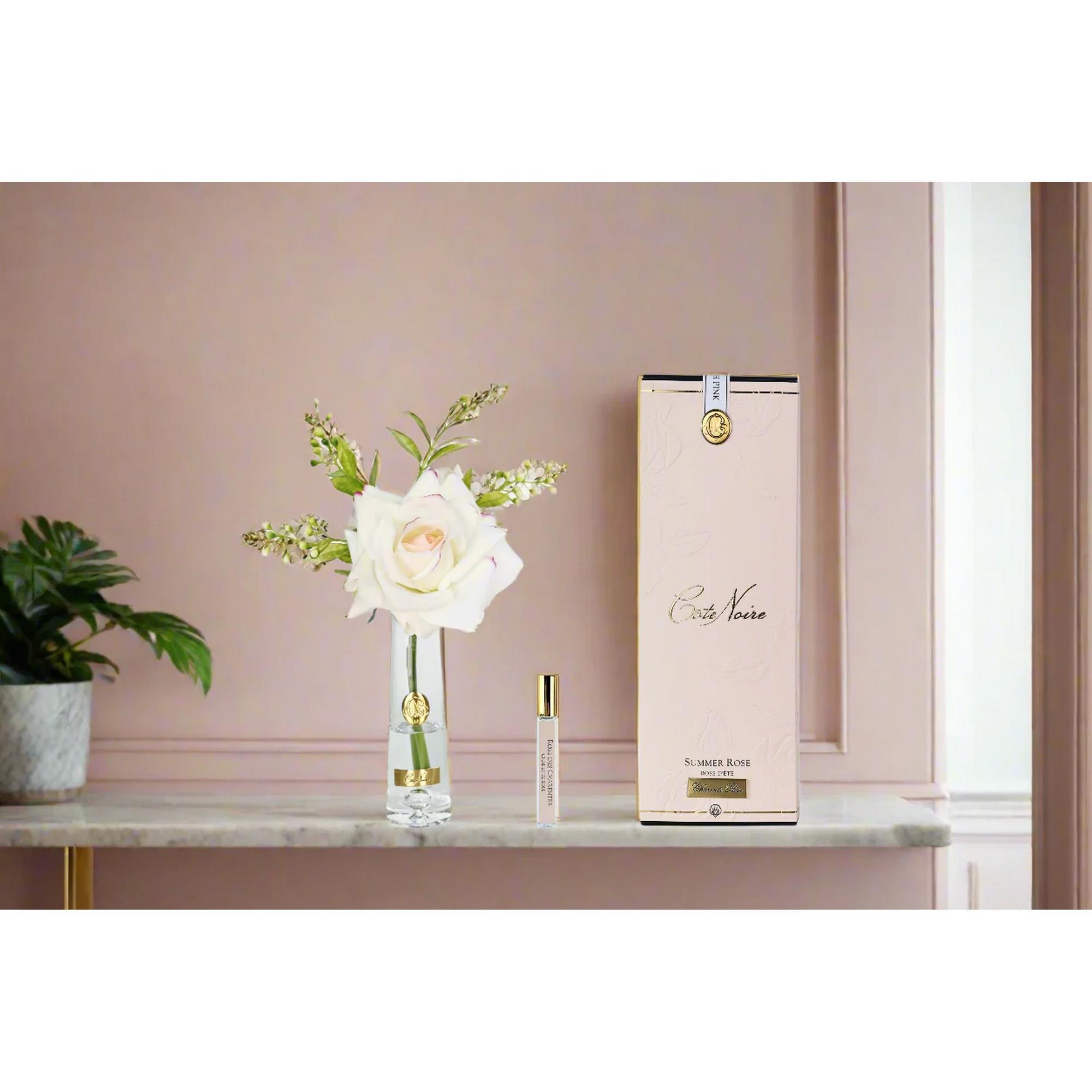 COTE NOIRE Tek Güllü Gold Ekru Çiçek