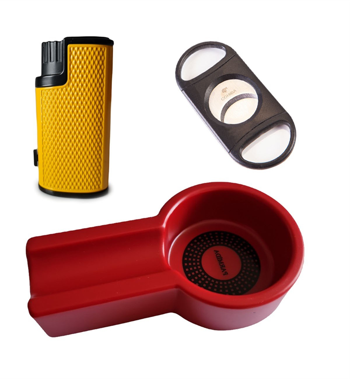 FULL PURO SET 3 Torch Puro Çakmak, M Kesici, Tekli Puro Küllük Siyah ...