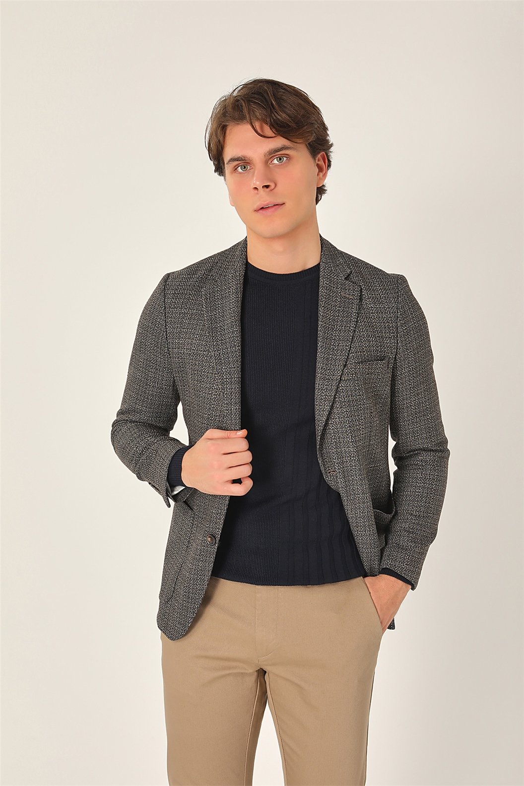 KAHVE Comfort Fit 6 Drop Ceket