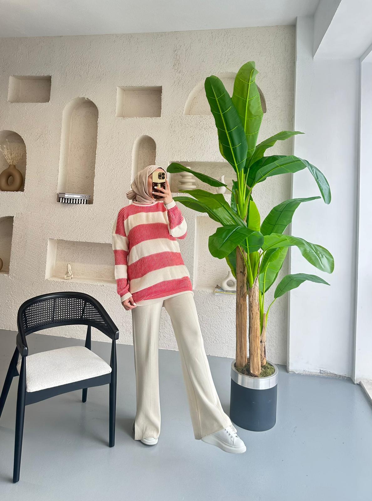 H&R Butik | Rukay Çizgi Kazak