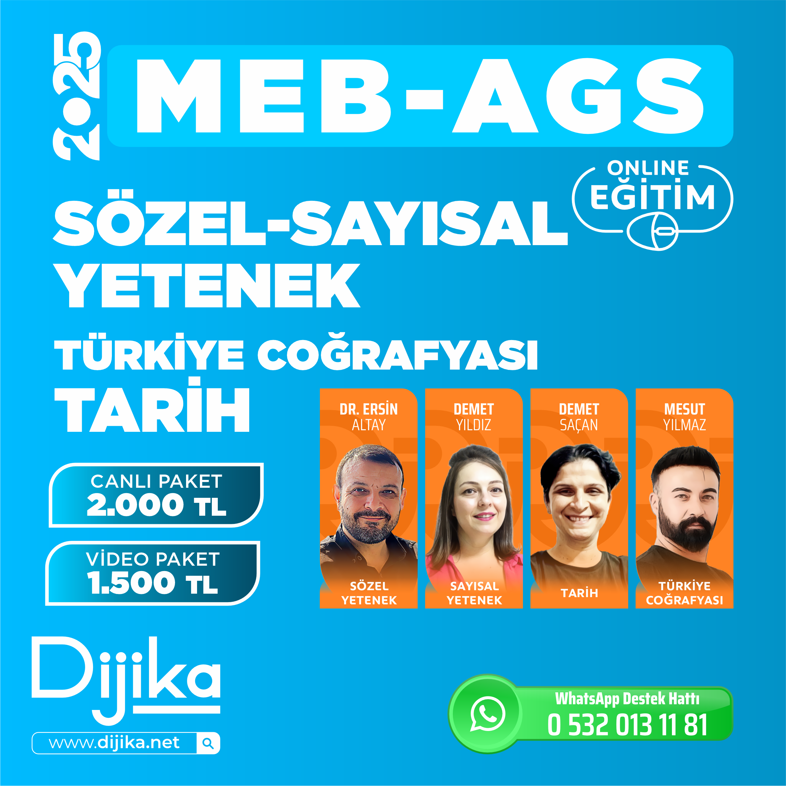 MEB-AGS 2025 SAYISAL-SÖZEL YENETEK + TARİH + COĞRAFYA | VİDEO