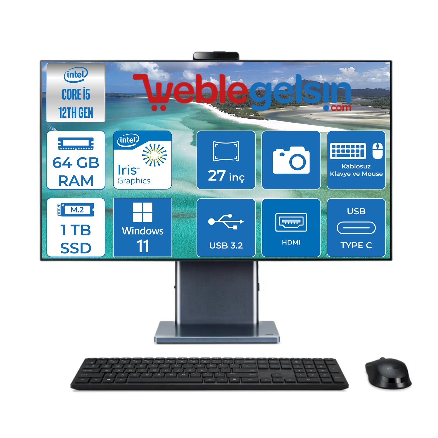 Acer ASPIRE S27-1755 Intel Core i5-1240P 64GB 1TB SSD 27" WQHD 1440P ...