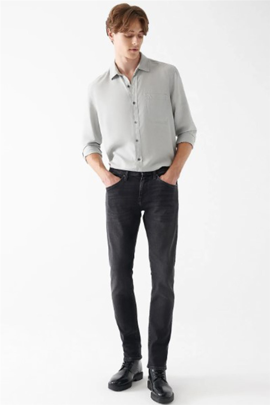 Mavi M0042280582 Dark Smoke Pro Street Erkek Skinny Jake Denim Pantolon