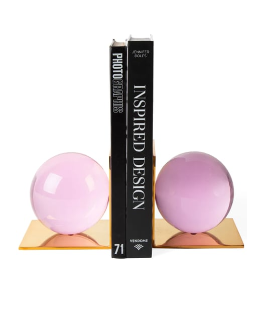Jonathan Adler - Globo Kitap Tutucu Set - Pink | YAPRAK AYBAK
