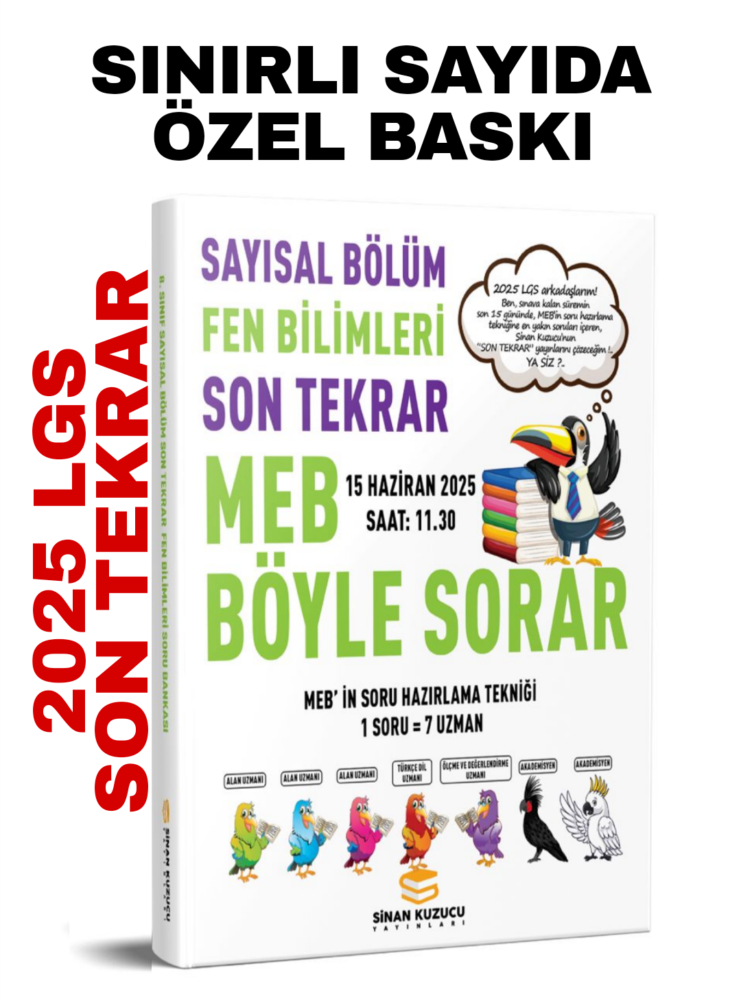 2025 LGS SAYISAL BÖLÜM SON TEKRAR FEN BİLİMLERİ SORU BANKASI